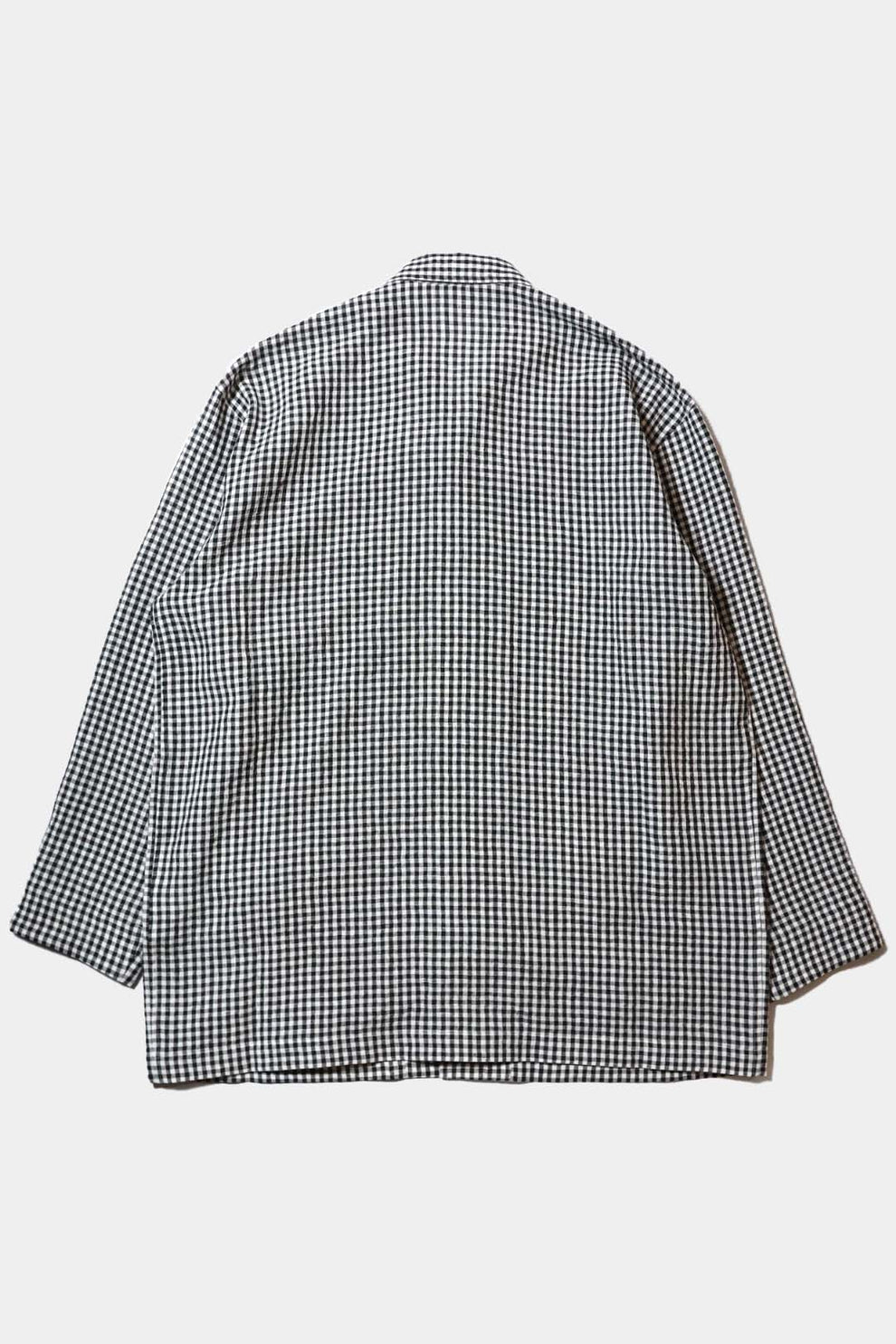 20%OFF【Cale】WATER TWISTED LINEN JACKET (White × Black) – Mo